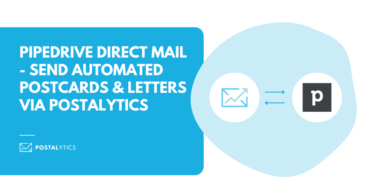 Pipedrive Direct Mail: Automated Postcards & Letters